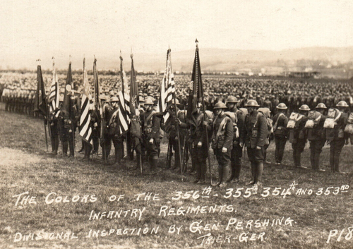 WWI 89th Div 353rd 354th 355th 356th Infantry Regiment General Pershing ...