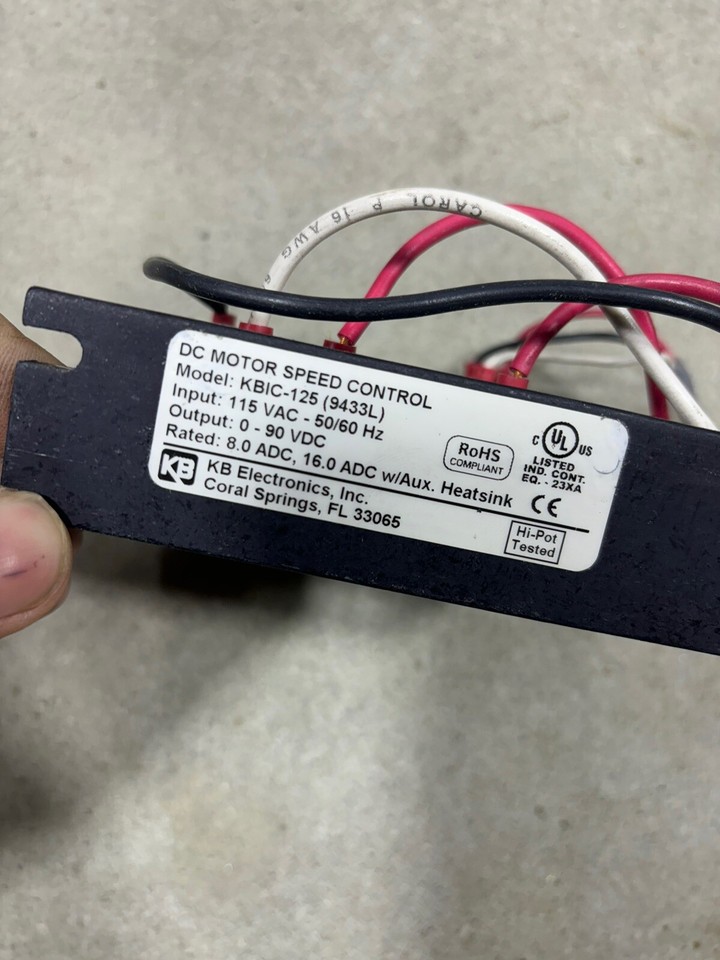 KB ELECTRONICS KBIC-125 USED | eBay