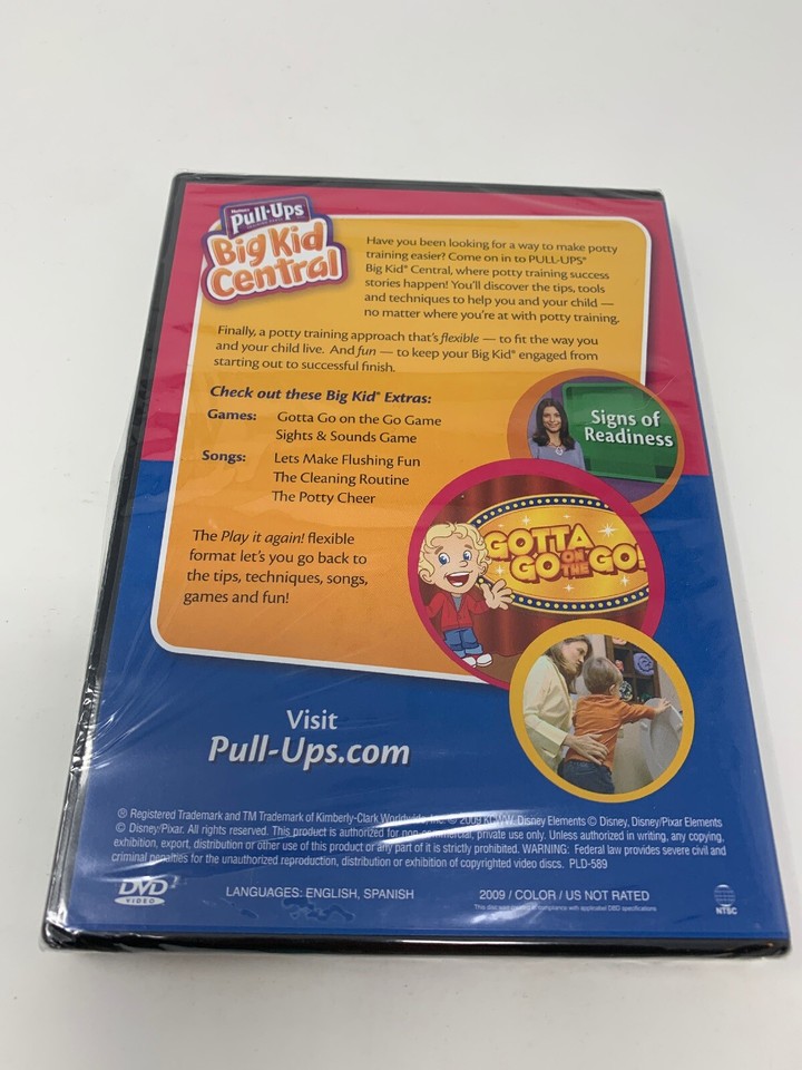 Pull-Ups® Big Kid® Central: Potty Training Success DVD NEW! | eBay