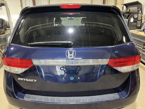 14-17 HONDA ODYSSEY LX REAR TRUNK DECKLID LIFT GATE OBSIDIAN BLUE B588P ...