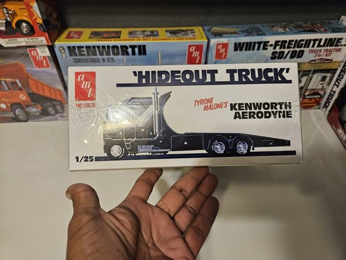 1/25 Scale AMT Kit Model Kenworth K100 Aerodine Hideout Truck | eBay