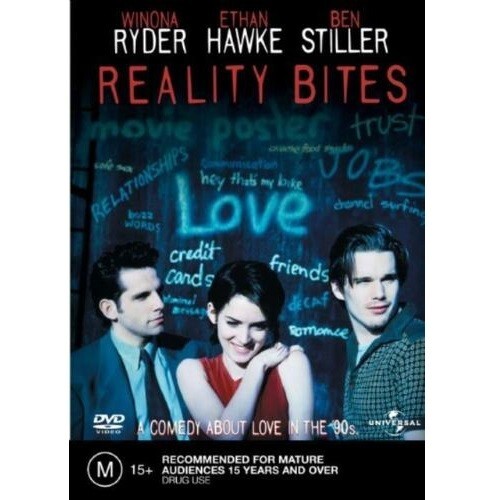Reality Bites (DVD 1993) PAL Region 2&4 (Winona Ryder, Ethan Hawke, Ben ...