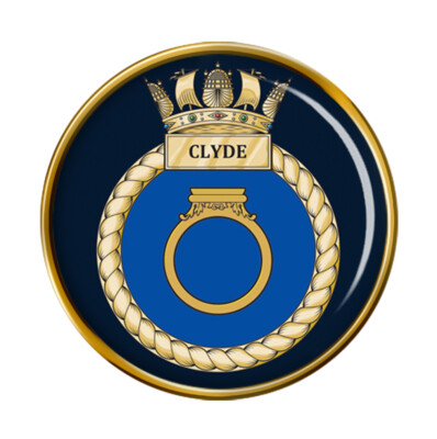 HMS Clyde, Royal Navy Pin Badge | eBay UK