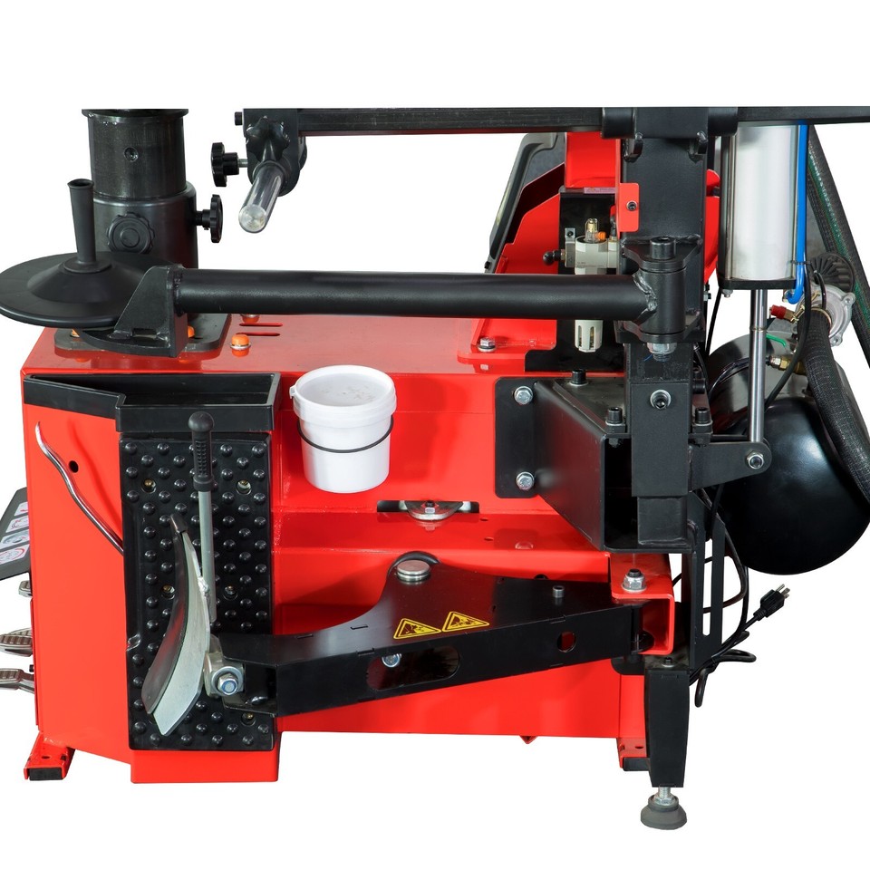 XK 806S Auto Tire Machine 2.0HP 14”-28” Rim Clamp Wheel Changer Repair ...