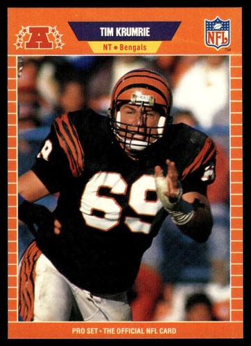 1989 Pro Set Tim Krumrie Cincinnati Bengals #63 | eBay