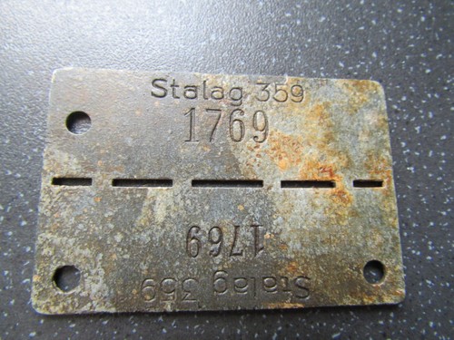 WW2 Stalag 359 POW prisoner dog tag | eBay UK