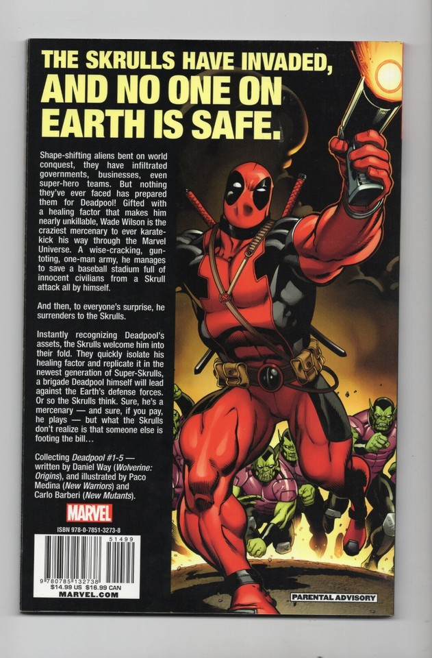 Deadpool Secret Invasion graphic novel Marvel comic book | eBay