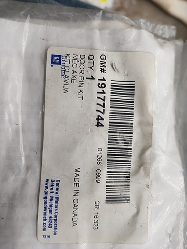 Door Hinge Pin Kit with Pins, Bushing, Clips, and Grease Fittings ...