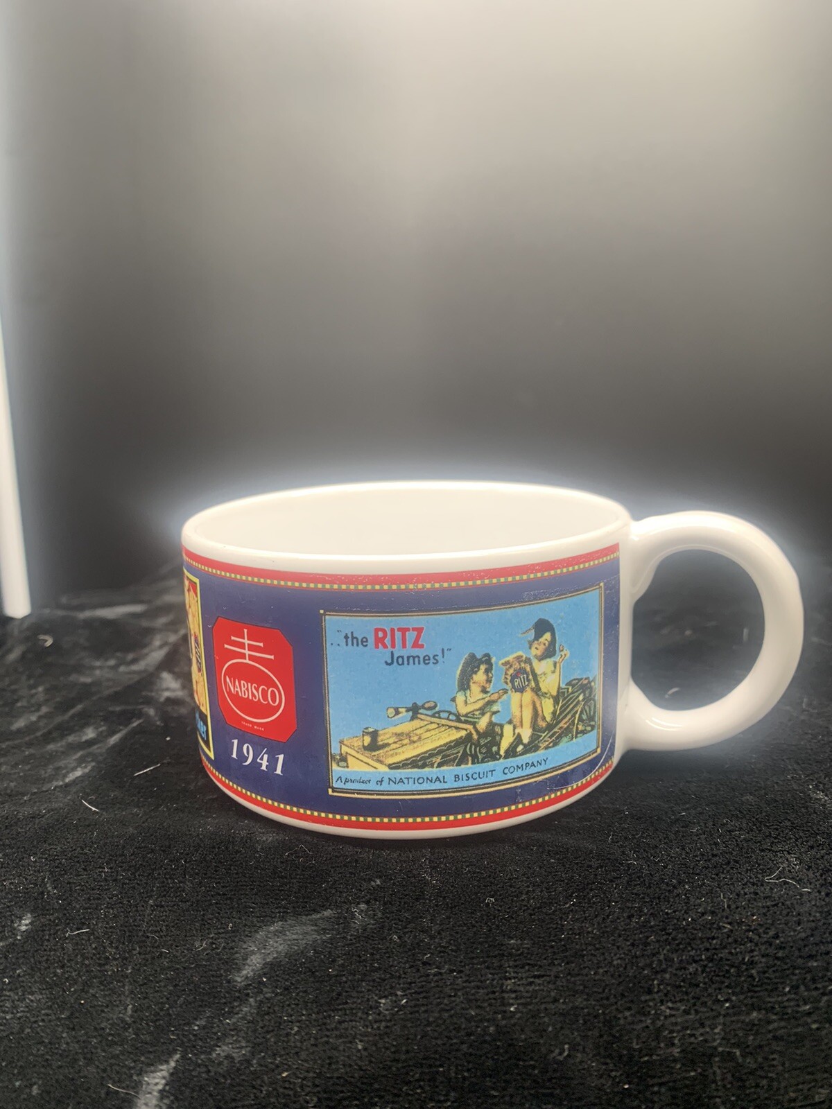 Nabisco Vintage Advertising Soup Mug, Handled Bowl, Ritz, Premium | eBay