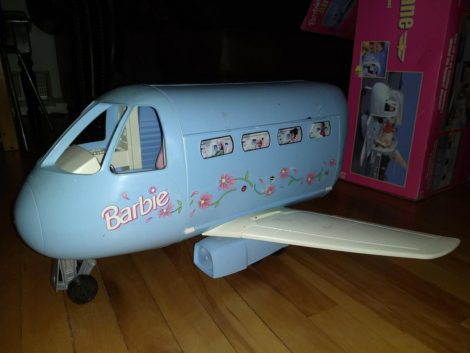 Barbie Airplane Blue Travel Jumbo Jet Play Set. **LOCAL PICKUP ONLY ...