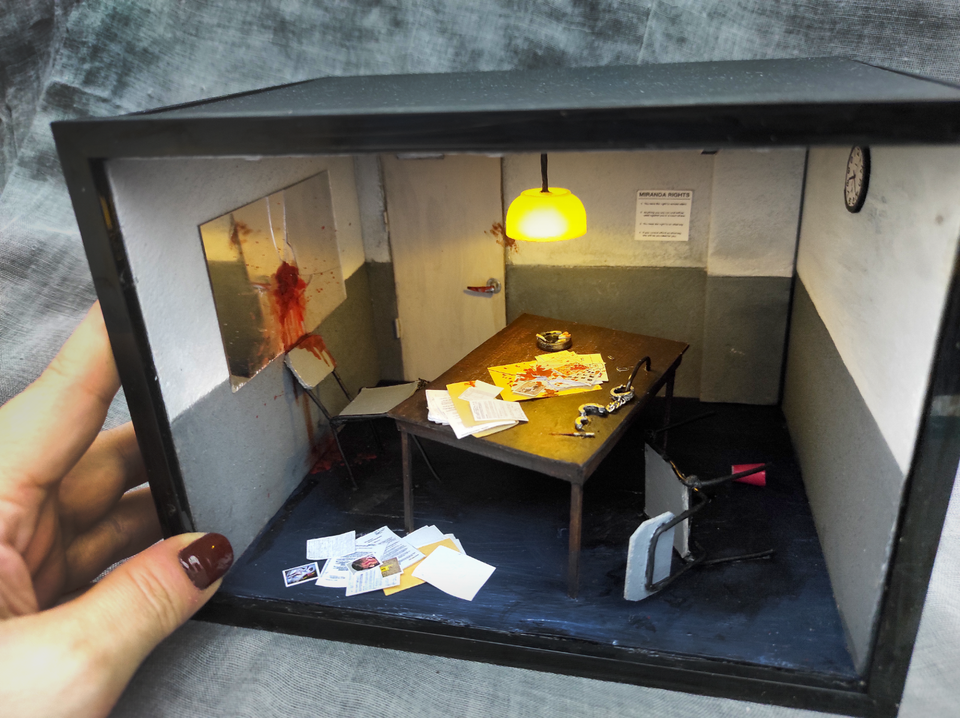 Crime Scene Diorama 🕵️ | DIY Miniature Diorama Set | eBay