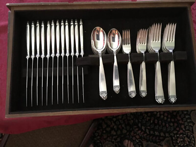 Art Deco By Morini & Cacciari Sterling silver 60 Pieces Bologna Italy ...