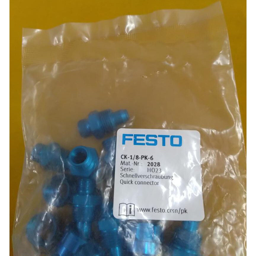 10pc new Festo Quick Gas Connector CK-1/8-PK-6(2028) Fast Delivery | eBay