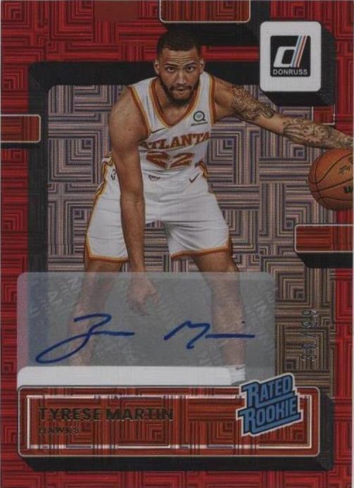 2022-23 Panini Donruss - Rated Rookie Tyrese Martin #243 Choice Red ...