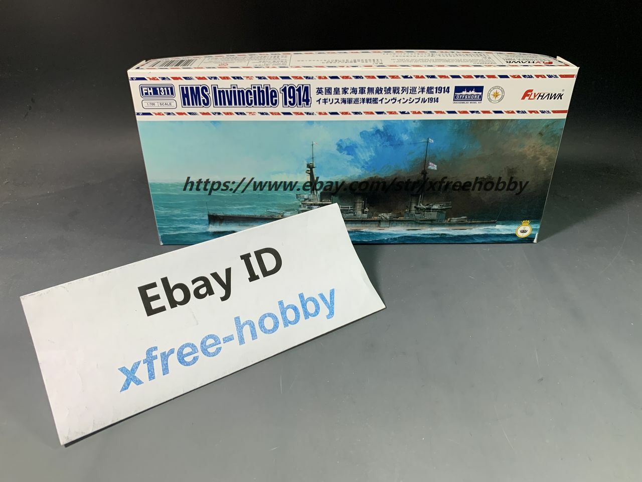 Flyhawk FH1311 1/700 HMS Battleship Invincible 1914 for sale online | eBay
