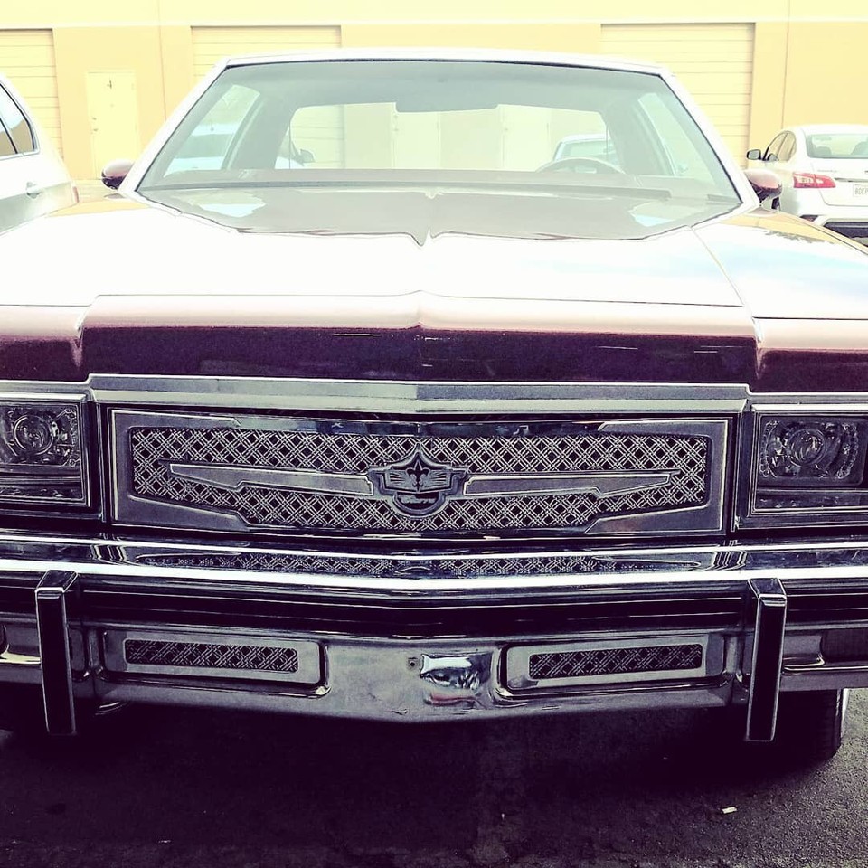 1977 1978 Chevy Impala Caprice chrome mesh grille triple weave Tiarra ...