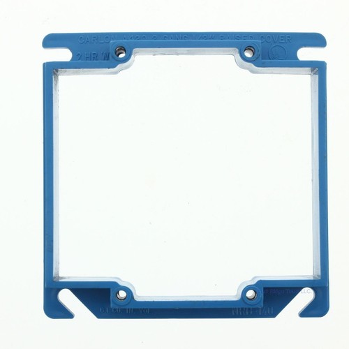 Carlon Blue 4" Non-Metallic Single Gang Square ENT Box Extender 1/2 ...