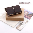 Refillable Handmade Travelers Notebook, Leather Travel Journal Notebook ...