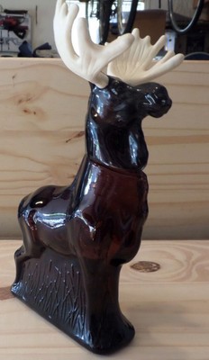 Vintage Avon Cologne Bottle Good Condition Glass Brown Alaskan Moose ...