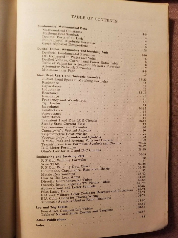 Allied Electronics Data Handbook (4th Ed 5th Printing October, 1965) | eBay