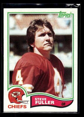 1982 Topps Football #114 Steve Fuller "Set Break" Mint Kansas City ...