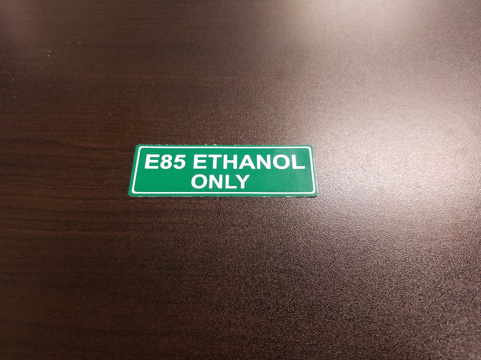 E85 Ethanol ONLY Gasoline Gas Printed Computer Die Cut Decal Sticker 3 ...