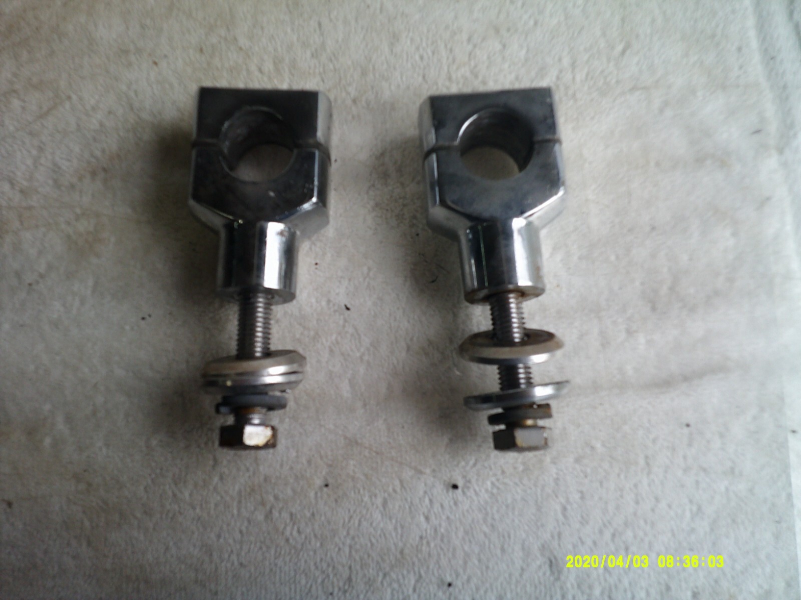 H-D Ironhead Aluminum 1" Square Handlebar Risers | eBay