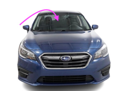 Fits: 2017-2019 Subaru Legacy & Outback Front Windshield-Heated Wiper ...