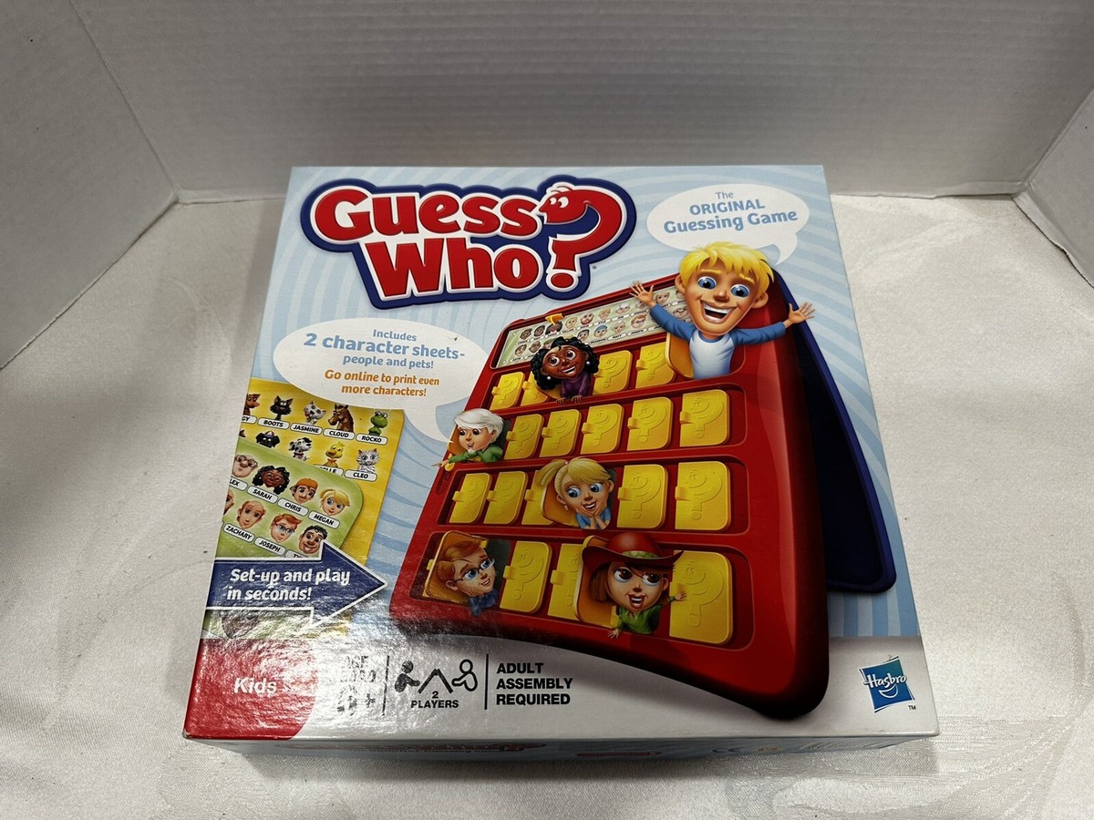Guess Who Printable Character Sheets Hasbro