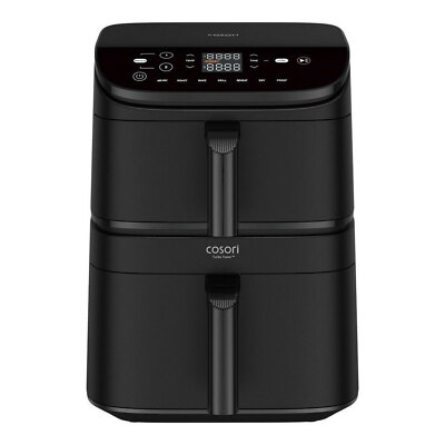 Cosori CAF-DC121-ADER Doppel-Heißluftfritteuse Air Fryer 10,8 L ...
