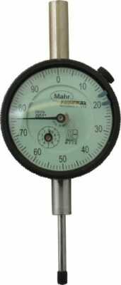 Mahr 1" Range, 0-100 Reading, 0.001" Grad Dial Drop Indicator 2-1/4 ...