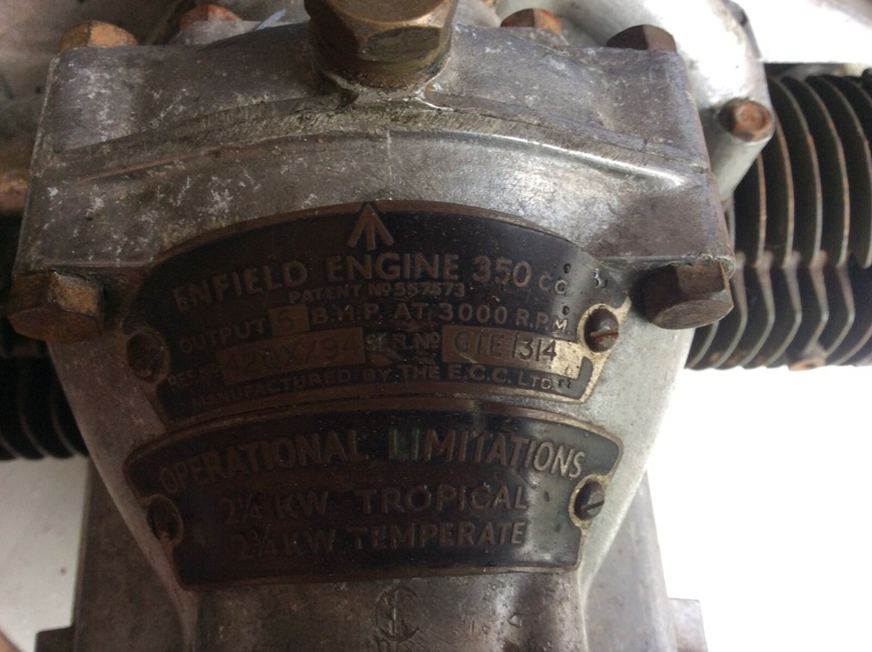 Enfield stationary 350 engine army | eBay UK