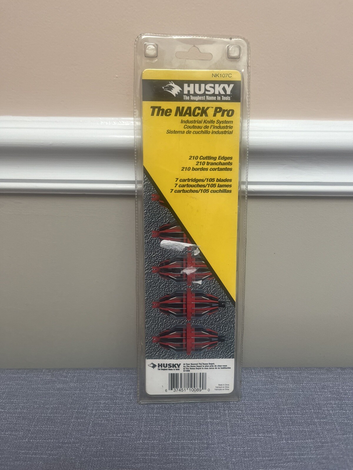 Husky The Nack Pro Industrial Knife System 7 Cartridges NK107C for sale ...