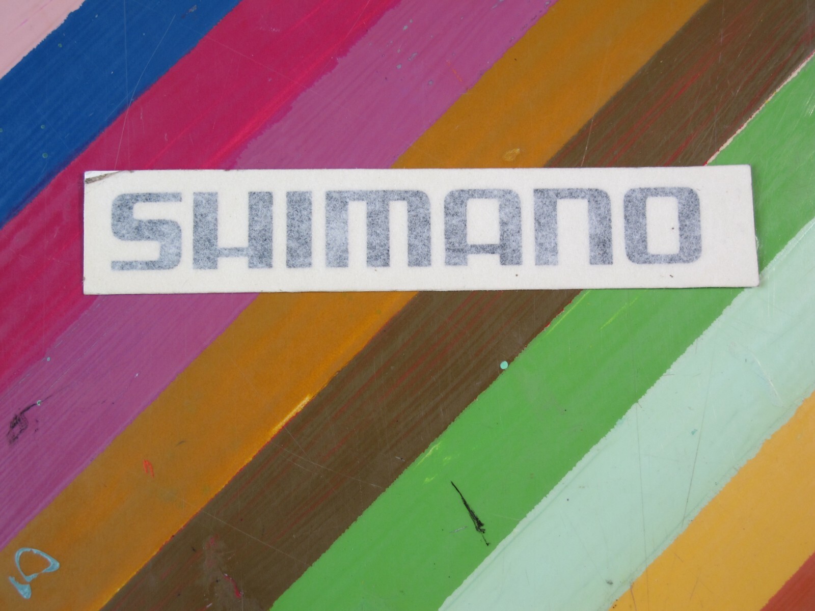 vtg 1980s 1990s BMX transfer sticker - Shimano Araya Aero Warning + | eBay