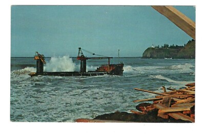 Lumber Barge George Olson Unused Postcard EB235 | eBay