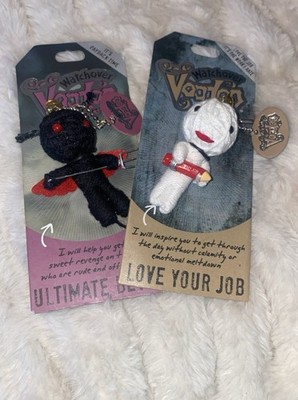 Lot Of 2 Voodoo Dolls Keychain WatchOver Ultimate Devil And Love Your ...