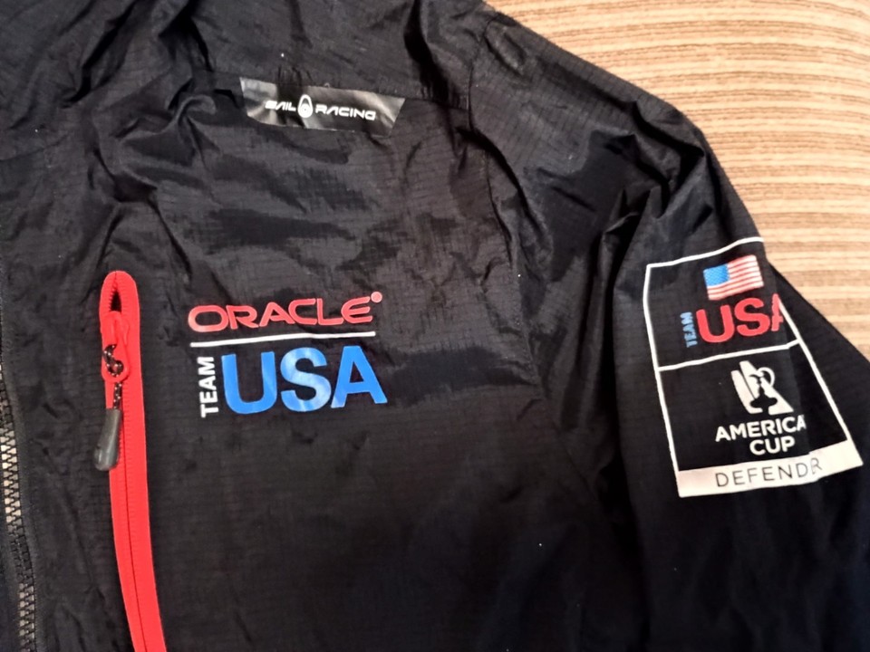 Sail Racing Team USA Oracle Windbreaker Parka Jacket Size Large | eBay