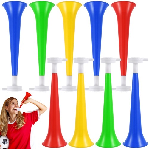 10 Pcs Noise Maker Sound Plastic Horn Toys Baby Toddler Trumpet Kids ...
