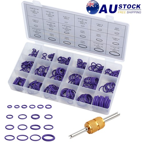 270Pcs 18 Sizes Rubber O-Ring O Rings Washer Seal Assorted Kit Air ...