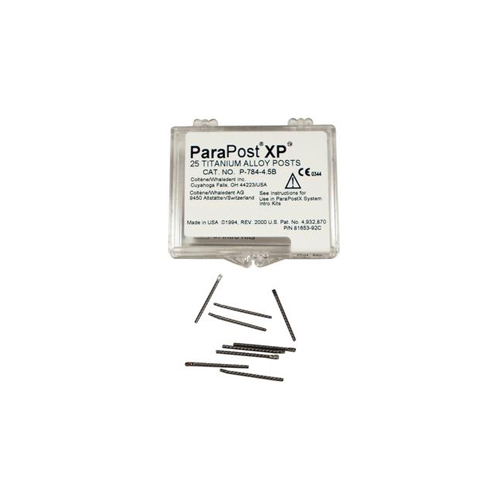 Coltene Whaledent P784-4.5 ParaPost XP Titanium Alloy Posts .045" Blue ...