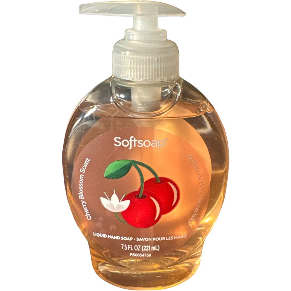 SoftSoap Meyer Lemon Blueberry Cherry Blossom Golden Apple Hand Soap 4 ...