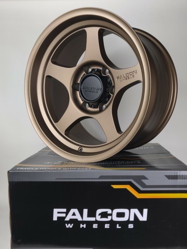 (4) Falcon T2 17x9 -12 6x139.7 / 6x5.5 Bronze Wheels Fits Toyota Tacoma ...