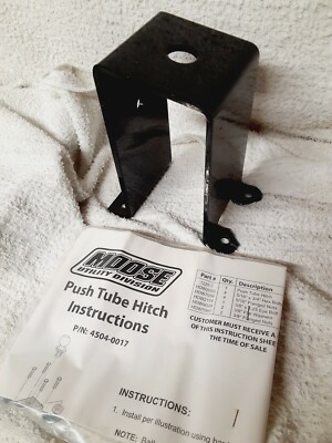 New Moose Utility Division Atv Utv Push Tube Hitch W/ Instructions 4504 ...