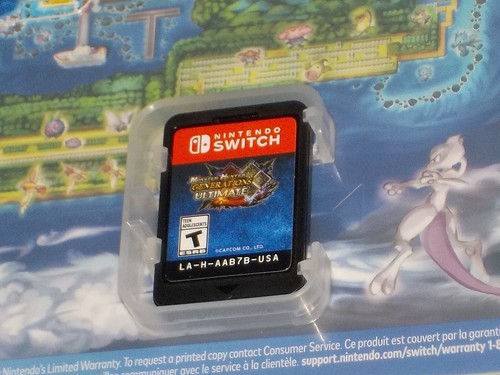Nintendo Switch Master Hunter Generations Rare Video Game Only Nice ...