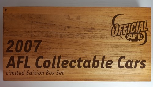 2007 AFL Collectable Cars. Limited Edition Box Set. Corporate Gift #09 ...