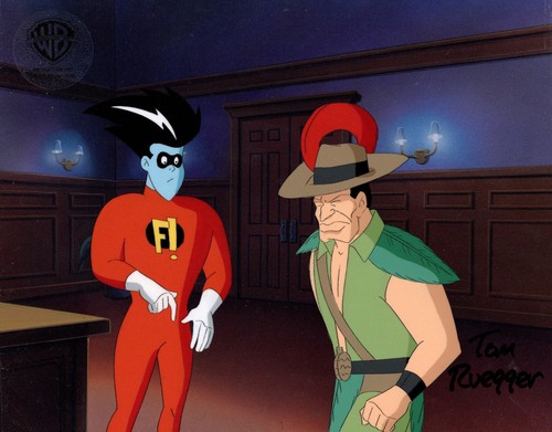 Freakazoid and Huntsman-Original Production Cel/OBG-Signed Tom Ruegger ...