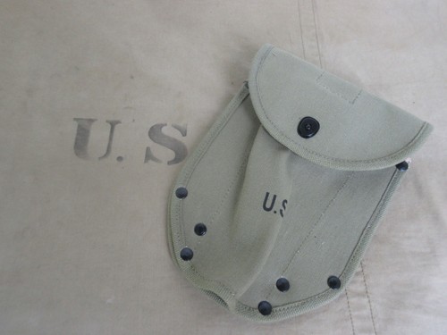 US Army M43 1. Model Shovel Cover Entrenching Tool Spade Bag Carrier #2 ...