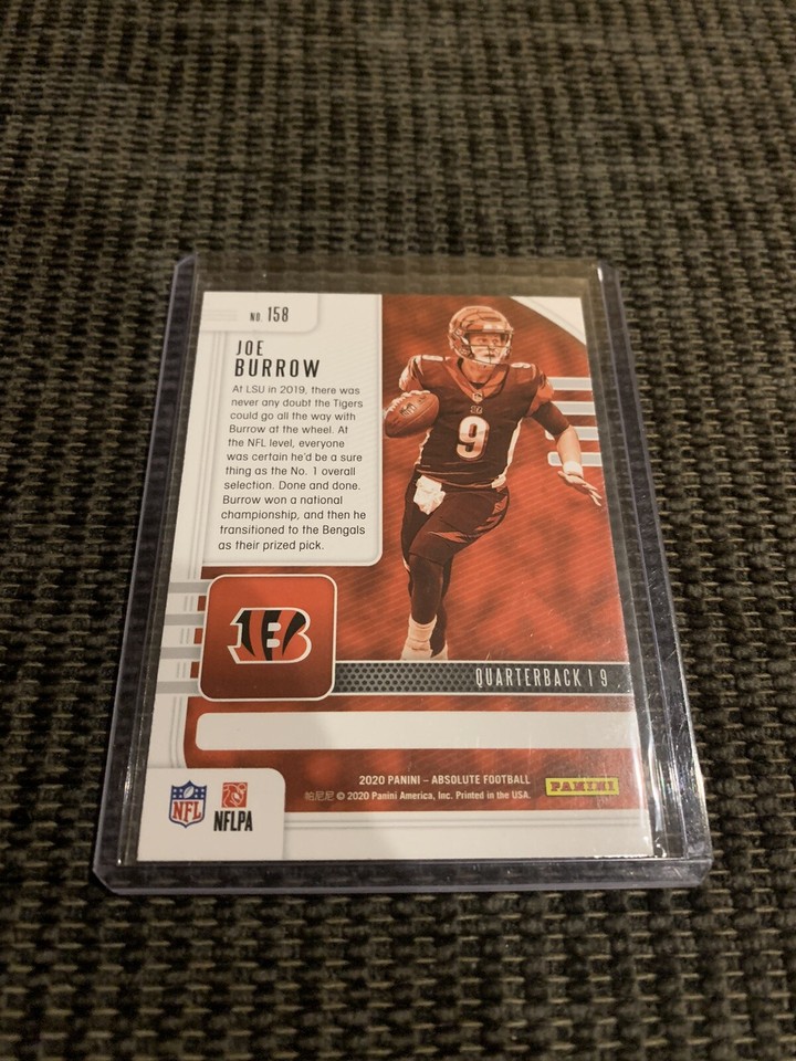 2020 Panini Absolute Joe Burrow Rookie Card | eBay