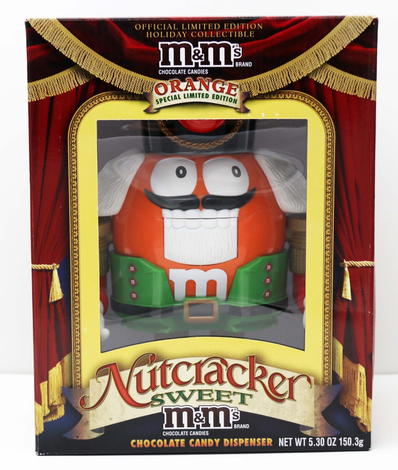 M&M Nutcracker Sweet Candy Dispenser. Christmas Ltd Edition Orange New in Box | eBay