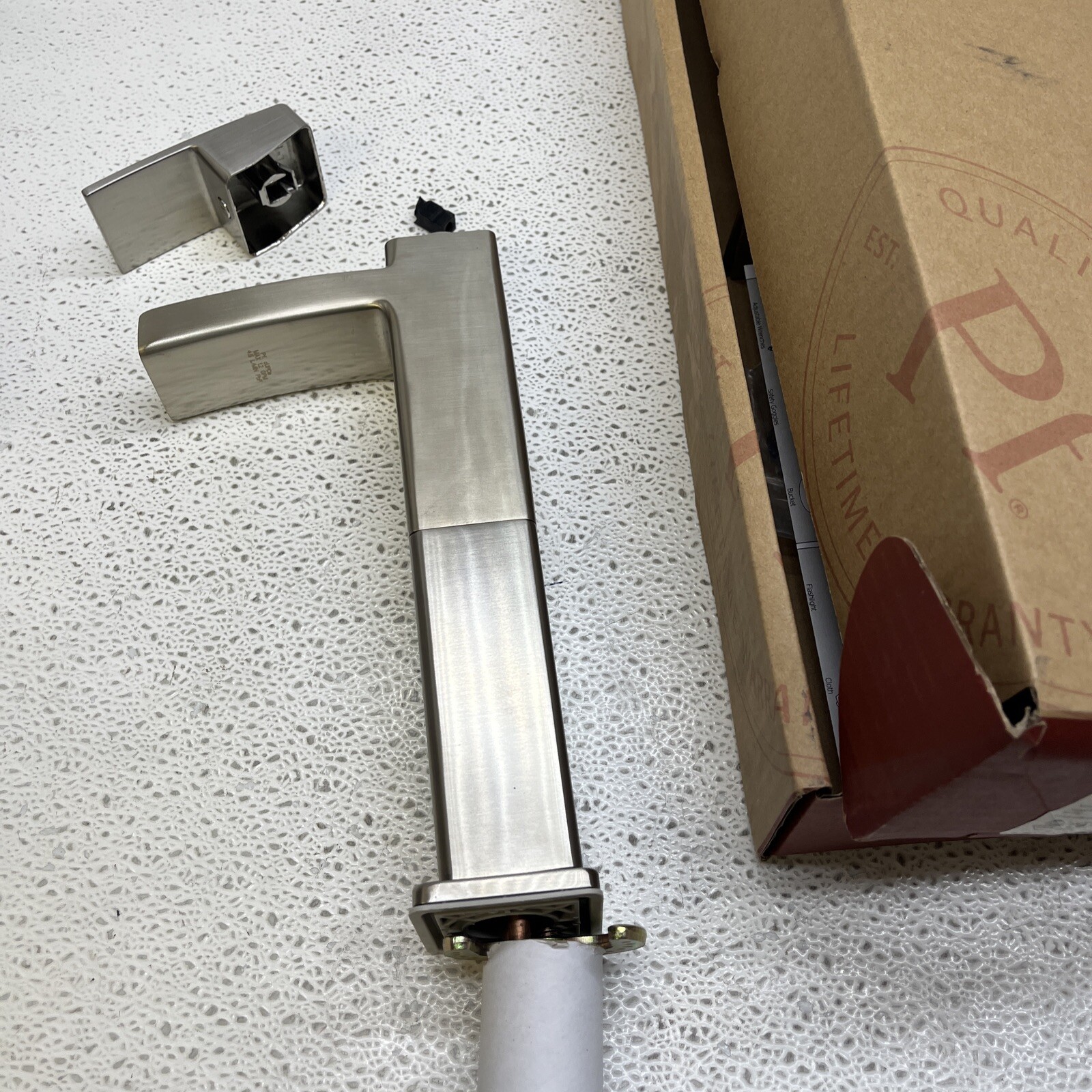 Pfister LG40-DF0K Kenzo Brushed Nickel 1-Handle Vessel Bathroom Faucet ...